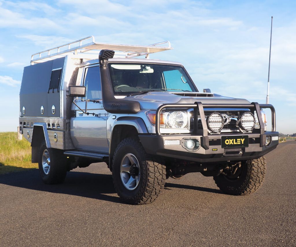 OXLEY Bull Bar to suit Toyota LC70 Single-Cab - Oxley