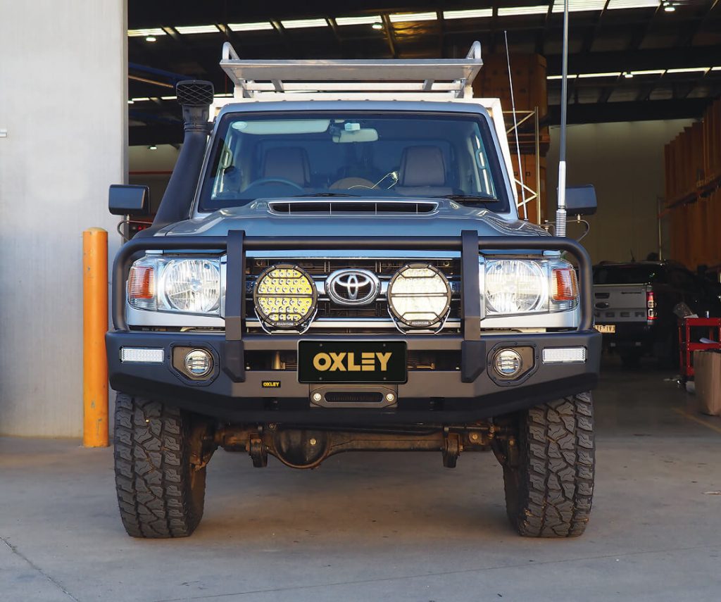 OXLEY Bull Bar to suit Toyota LC70 Single-Cab - Oxley